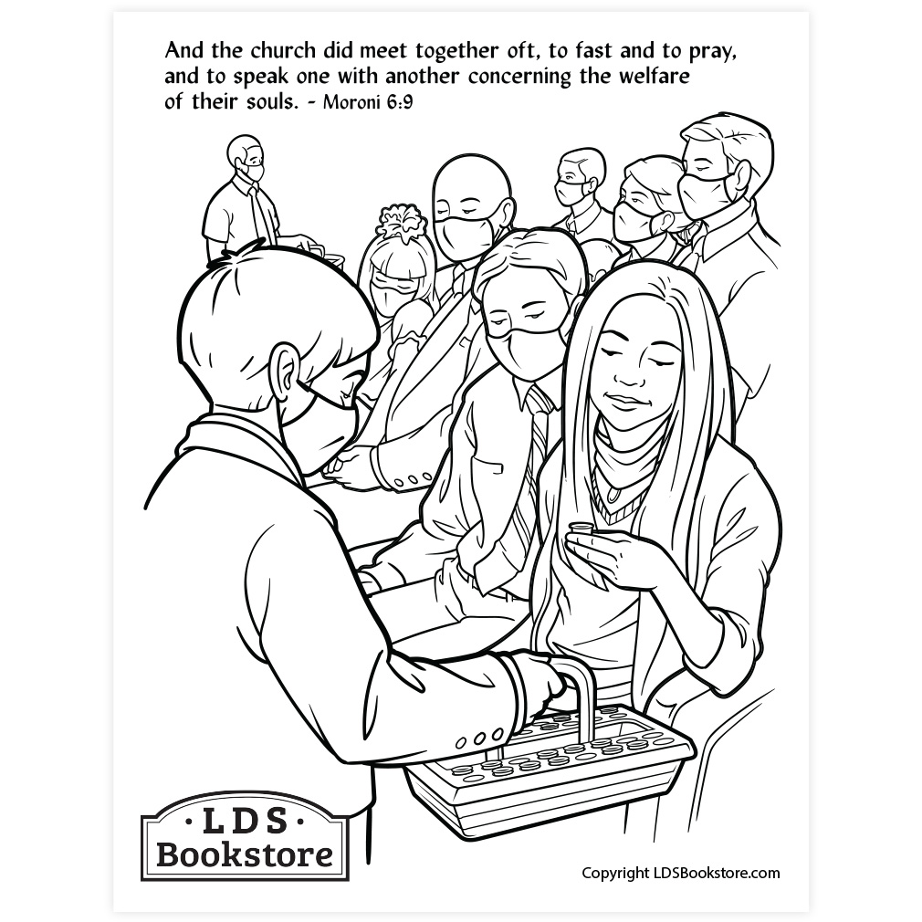 Lds Primary Coloring Pages Sketch Coloring Page