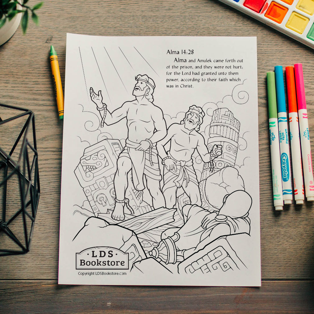 Here's Your Free Come, Follow Me Coloring Page - June 15-21, 2020 | LDS ...