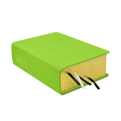 Mint Green LDS Triple |Leather Triple, Custom Name, Ribbon Qty & Color